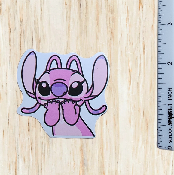 Disney | Art | 51015 Lilo And Stitch Scrump Angel Disney Vinyl Sticker ...
